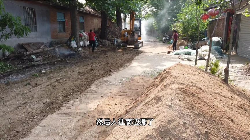 潍坊今年年底全部完成户户通,我们村终于开始动工了