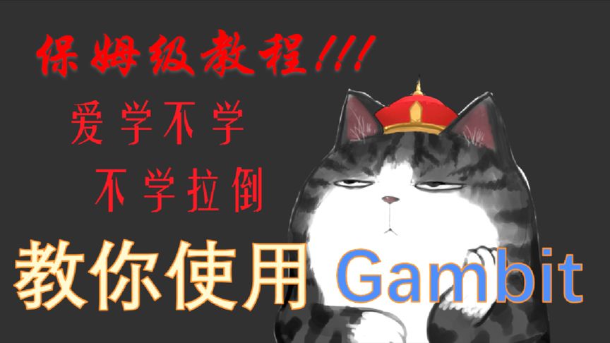 【怂管木觉兽】保姆级教程 手把手教你gambit入门(三)网格划分