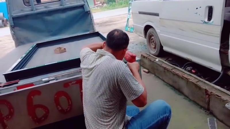 铝合金窗户制作全过程