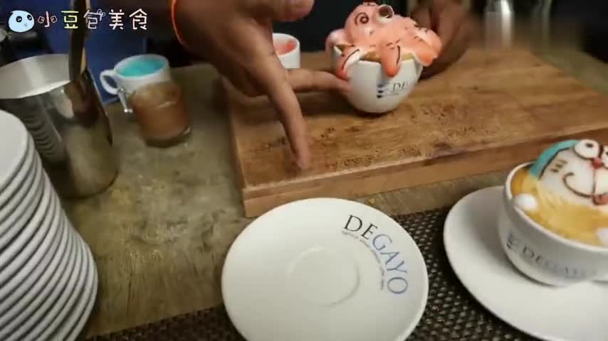 3D咖啡的制作过程,真是太治愈了,绝对缓解压力、紧张、失眠!