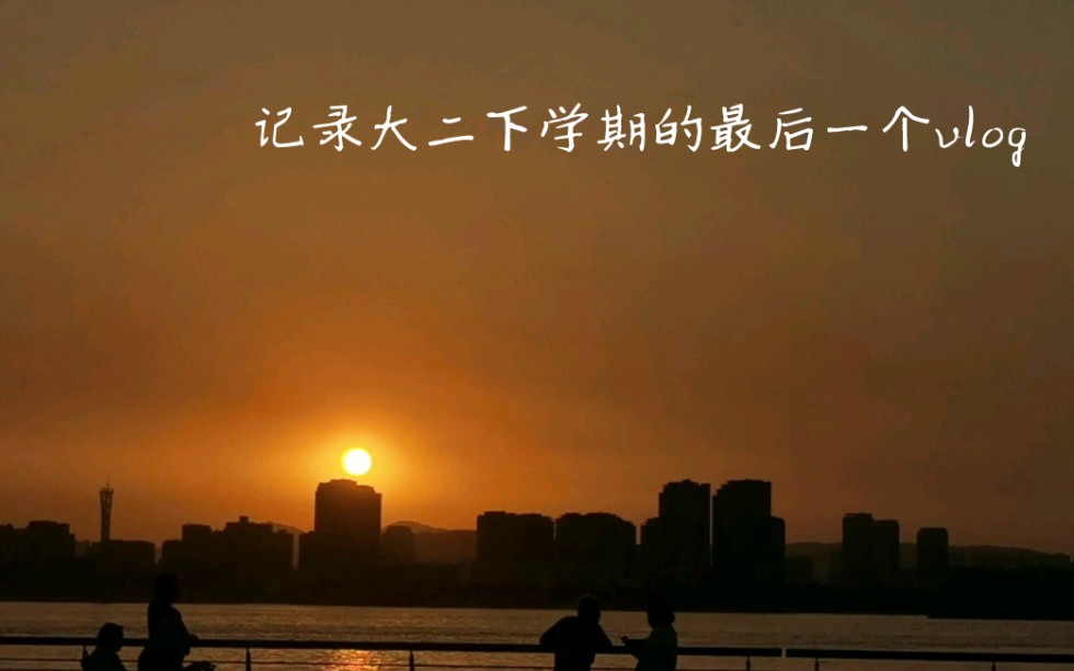 [记录大二下学期的最后一个vlog]拍摄招生宣传片|下关落日|紫金山露营...