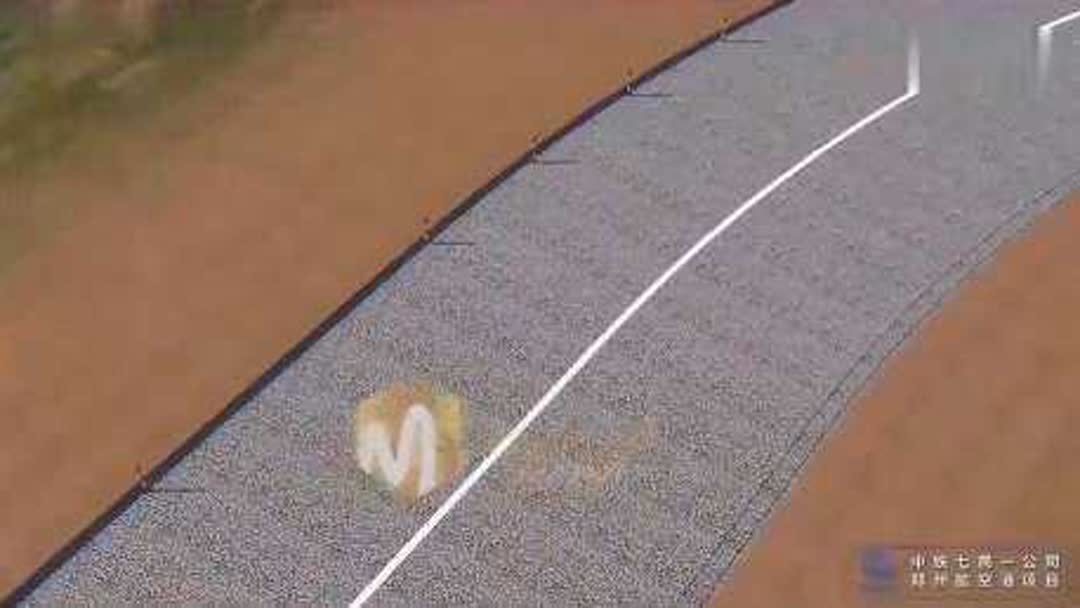 「案例实操-施工视频」18 道路工程附属工程施工动画(道路工程)