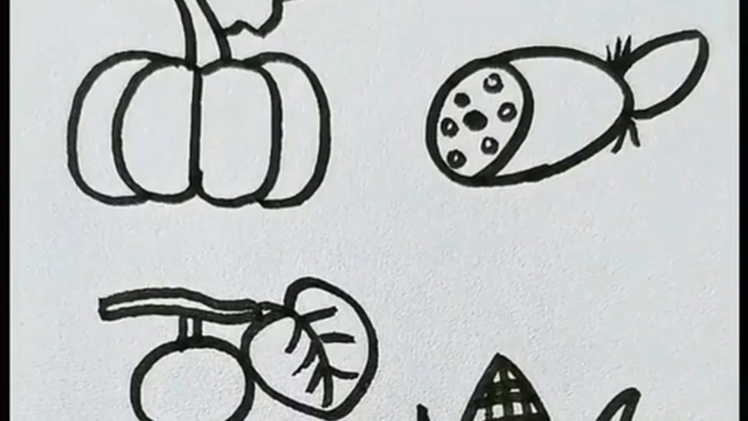 简笔画数字画,用16画画?