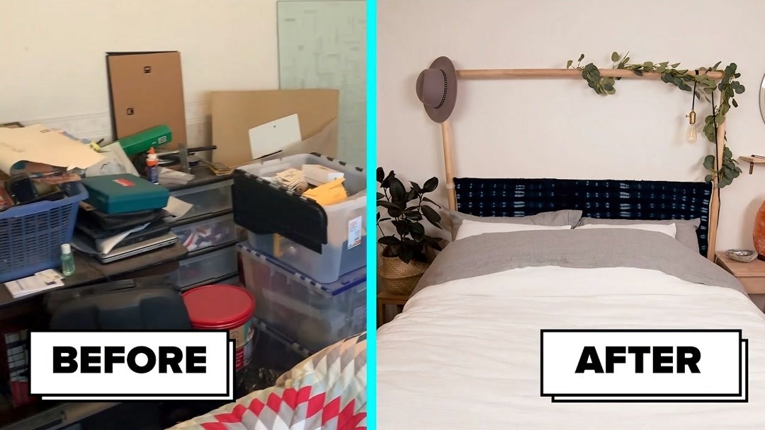 杂乱储藏室升级变卧室 以下几步改造法让旧屋换新颜