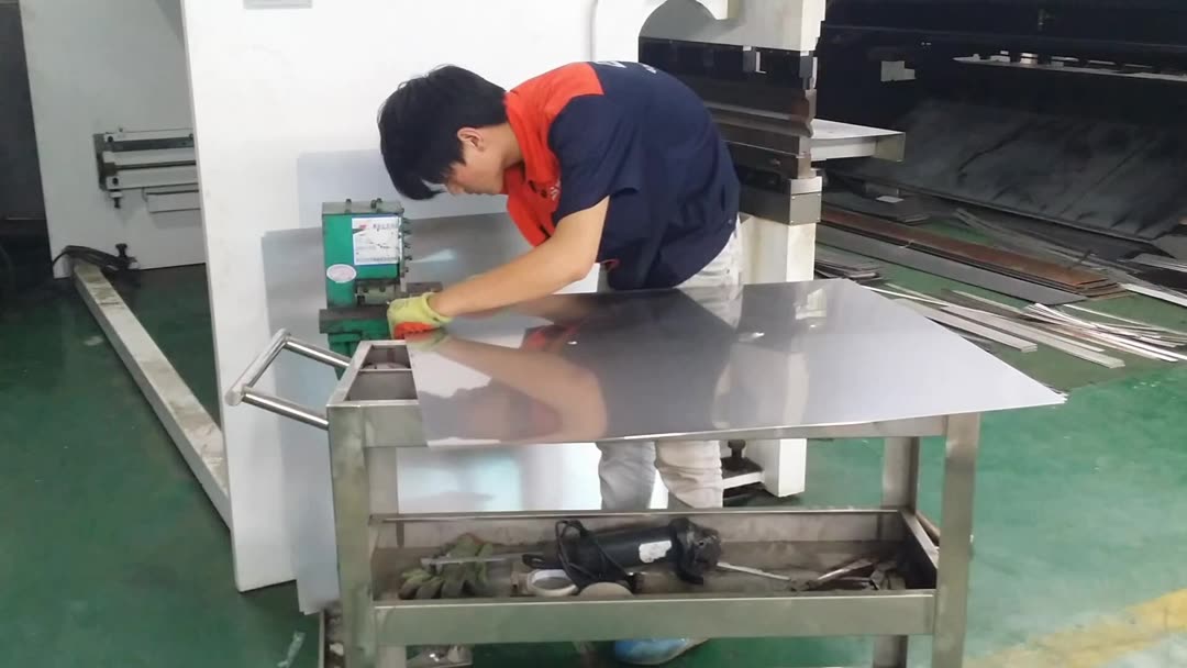 不锈钢板制品加工 莫戈金属剪板 开槽 折弯 焊接 钻孔 激光打磨