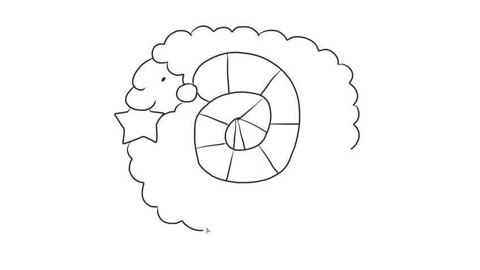 白羊星座儿童亲子简笔画