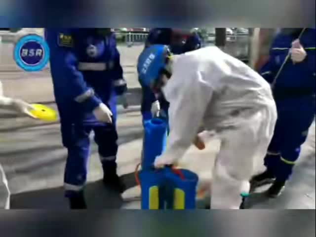 众志成城,功克时艰!張掖篮天救授隊抗击疫情在行动。