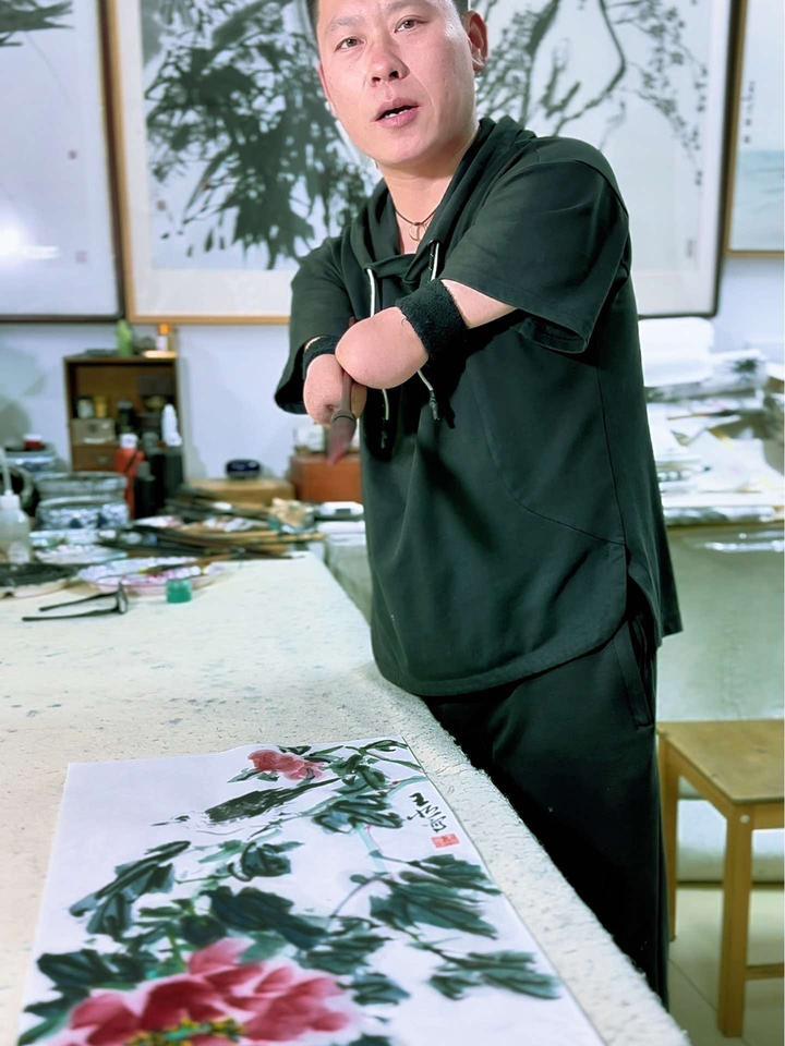 为什么都喜欢牡丹,试试画一下#国画写意牡丹 ...