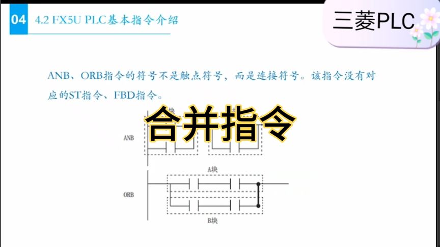 三菱PLC合并指令应用