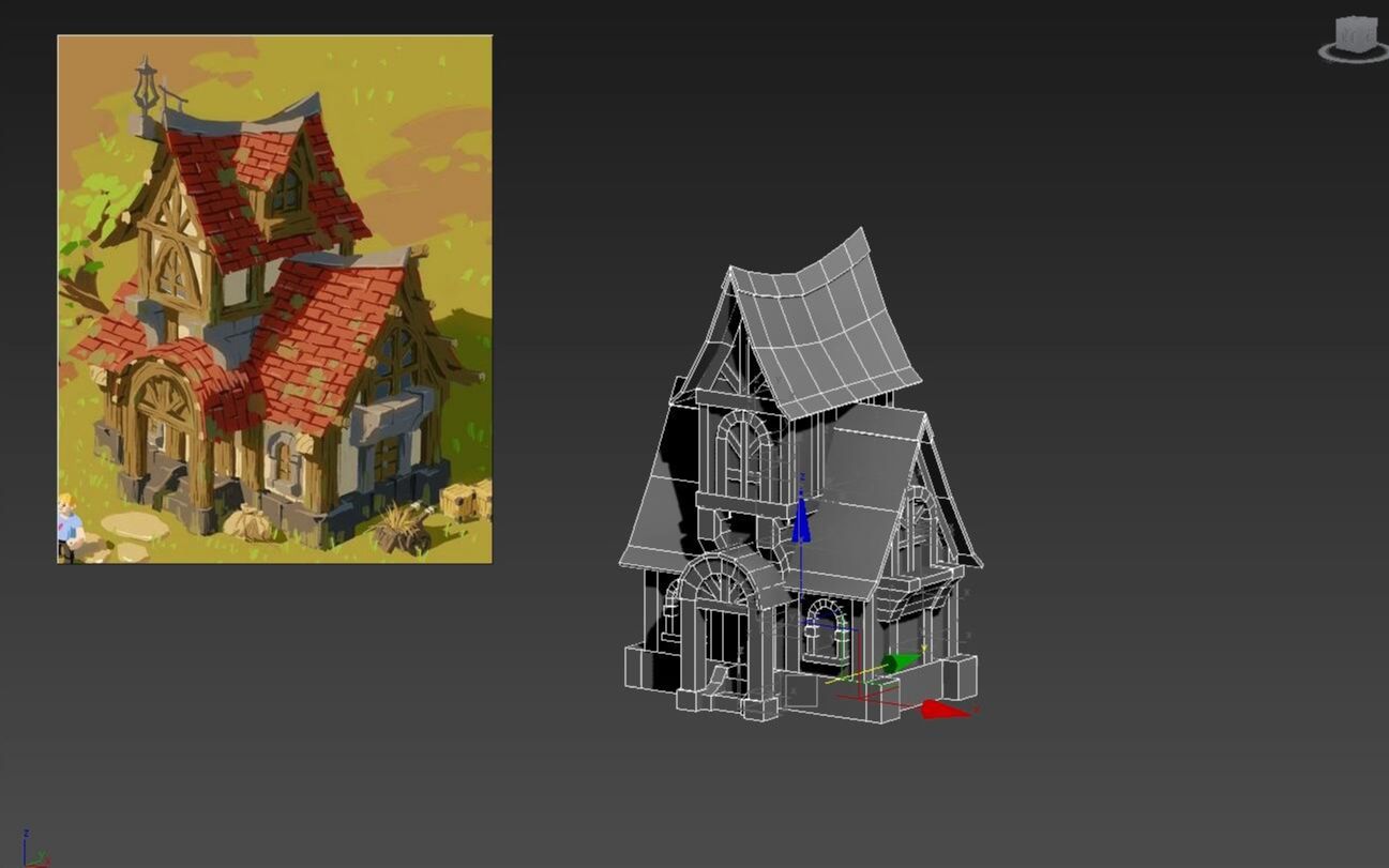 简单场景小房子-3Dmax新手入门教程