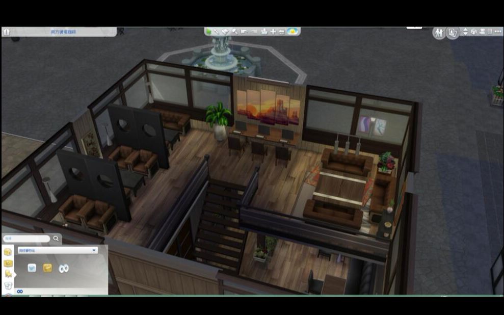 【模拟人生4速建】咖啡厅