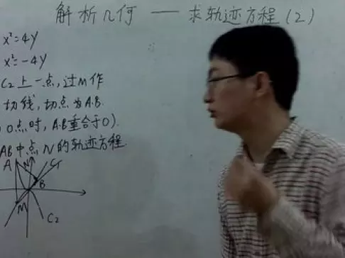 解析几何—求轨迹方程(2)