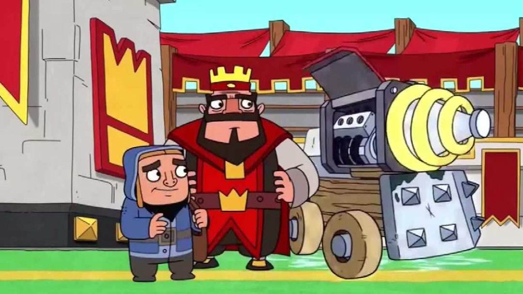 皇室战争动画片:小哥哥看到冒绿烟,秒变身成快递侠