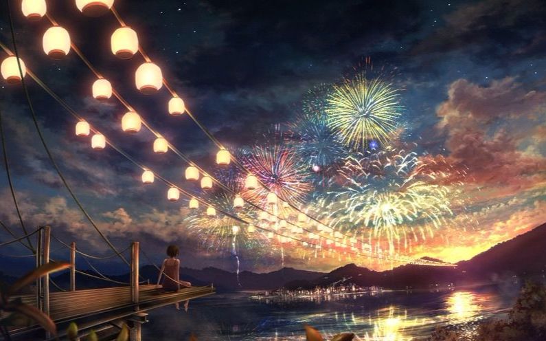 【AMV/你的名字/烟花/新人初投稿】我还想和你再看一次烟火。