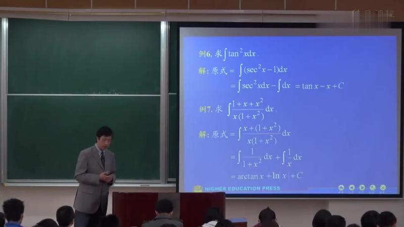 同济大学老师精讲高等数学:第48讲,不定积分的概念与性质