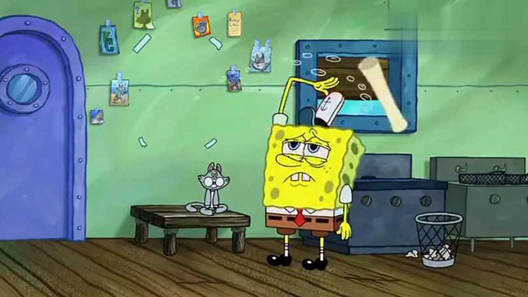 《海绵宝宝》海绵宝宝伤心的哭了,偶像的请求让它彻底心软!