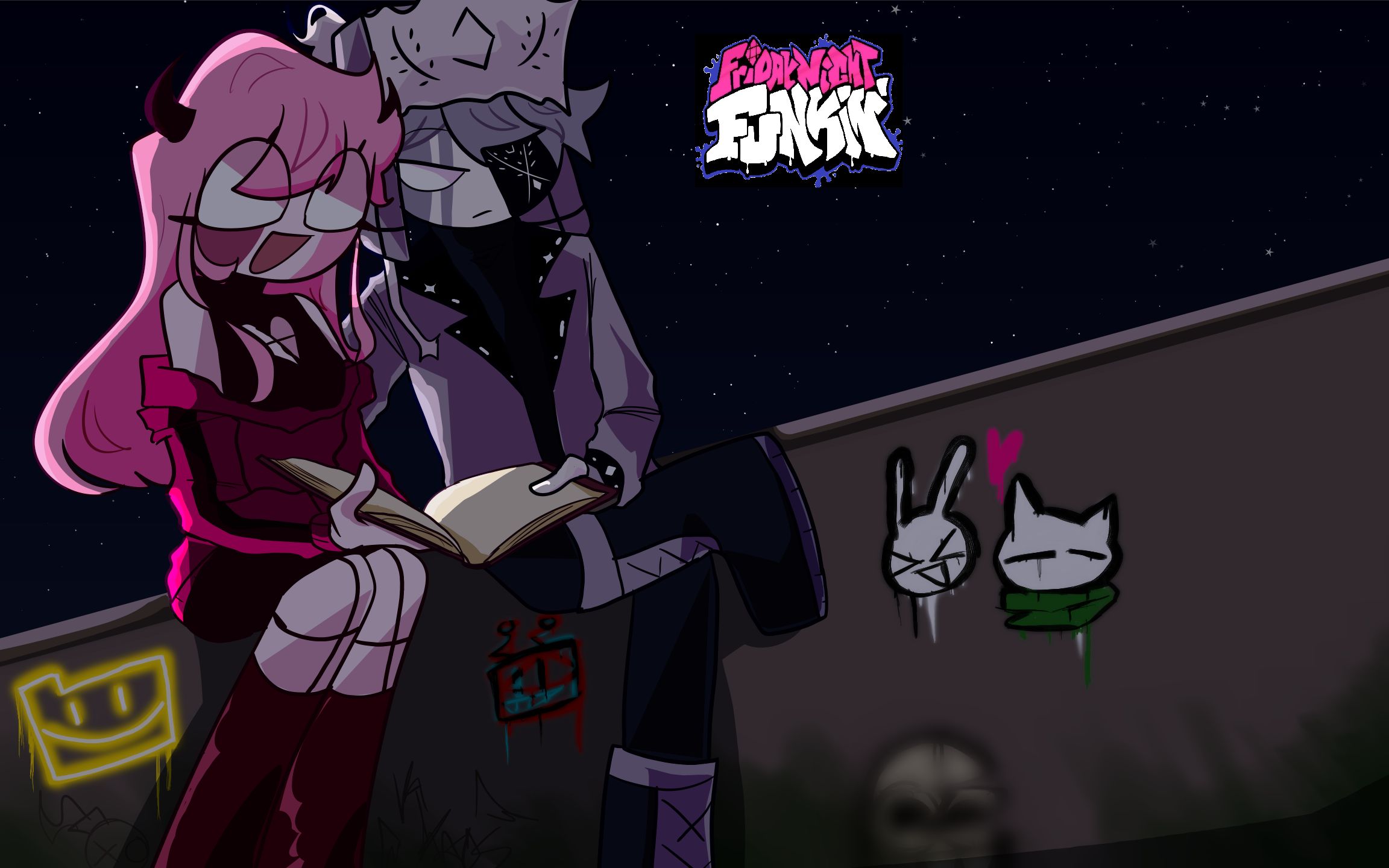 就从没吃过这狗粮!(FNF) VS sarvente模组 约会周