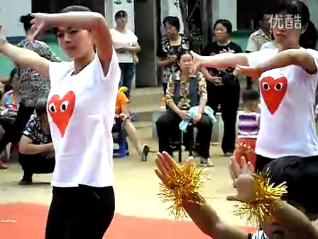 高邑县阳光幼儿园教师舞蹈 北京欢迎你 20120601.