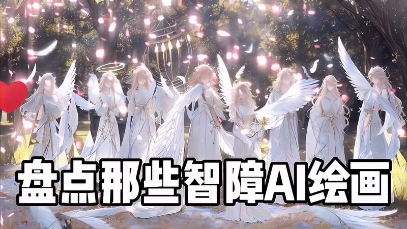 盘点那些智障ai绘画,没人能在这首魔性BGM中走出来 ai绘画 搞笑