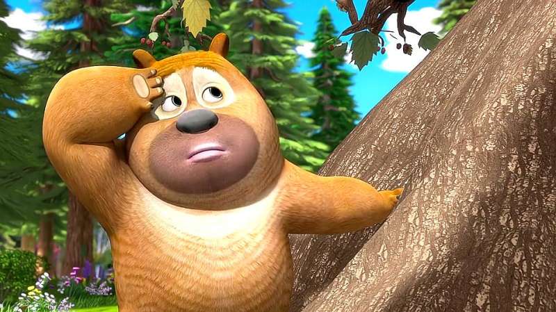 《熊出没》动画片:聪明的熊二