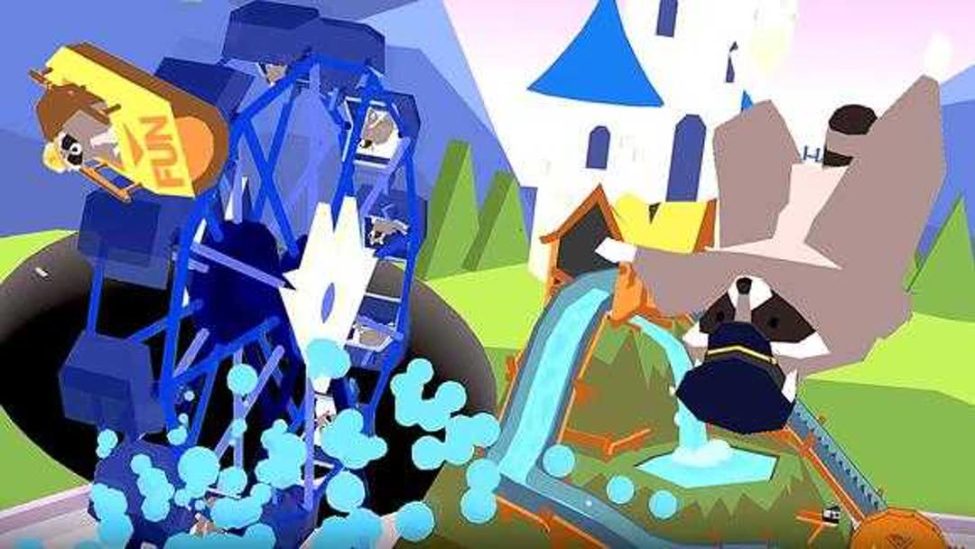 「小熙解说」黑洞模拟器 把摩天轮当水车吞噬了迪士尼浣熊乐园!