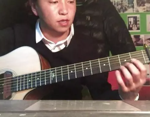 吉他教学第六课时 C调基本和弦