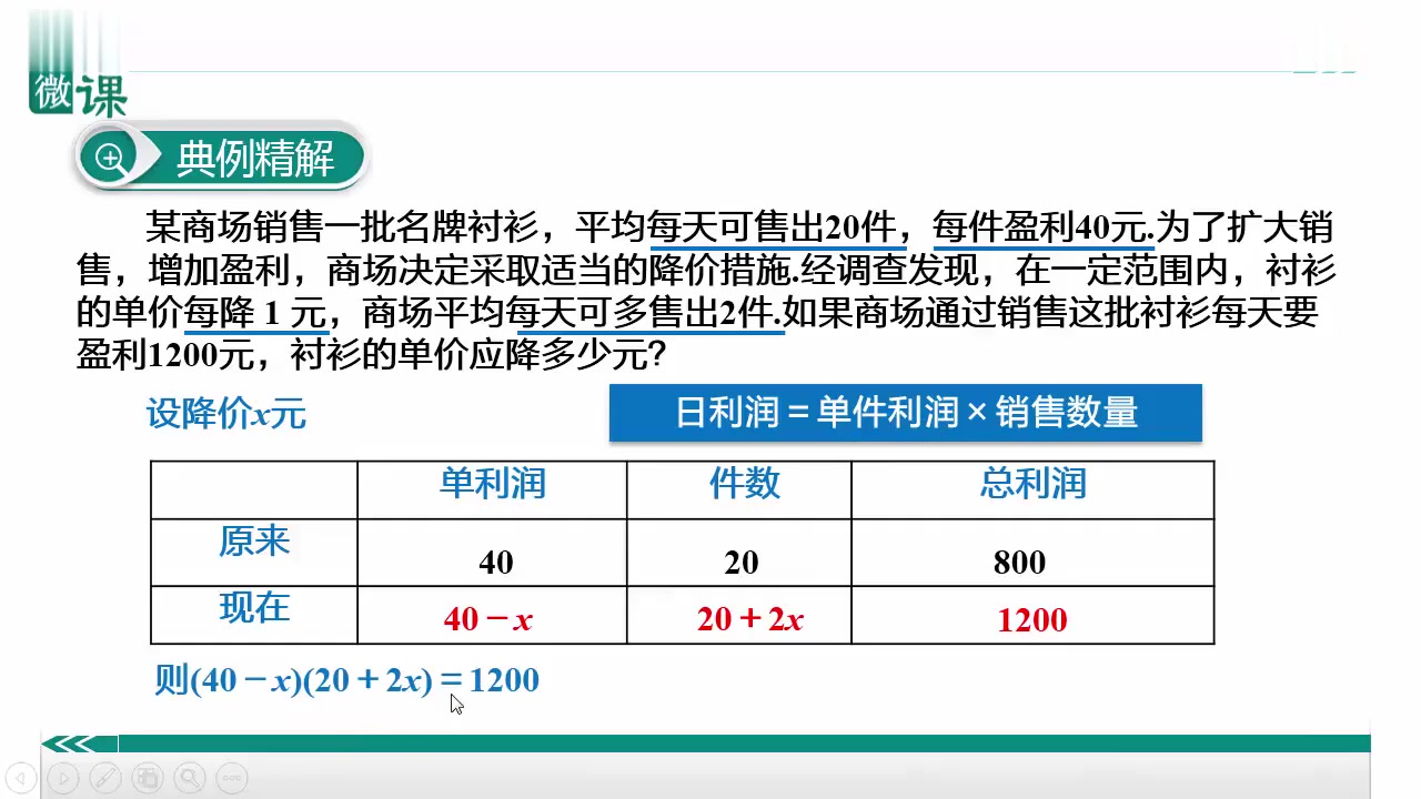 牛源助力2020中考数学——一元二次方程的实际应用之利润问题