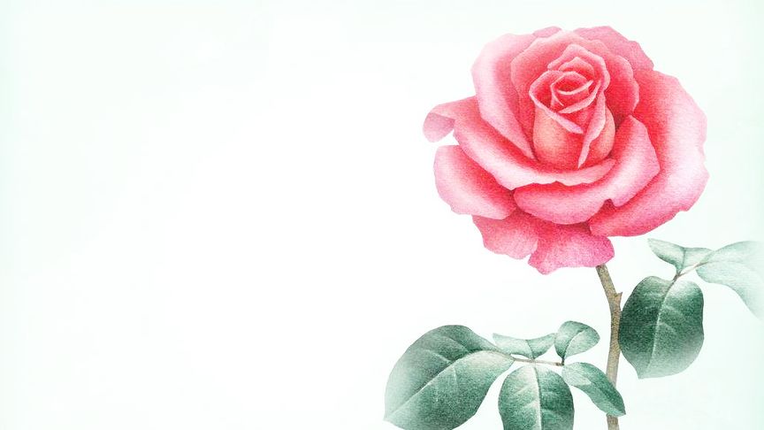 七夕情人节:教你玫瑰花简笔画的画法