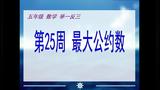小学 五年级 奥数 举一反三 第25周 求最大公约数