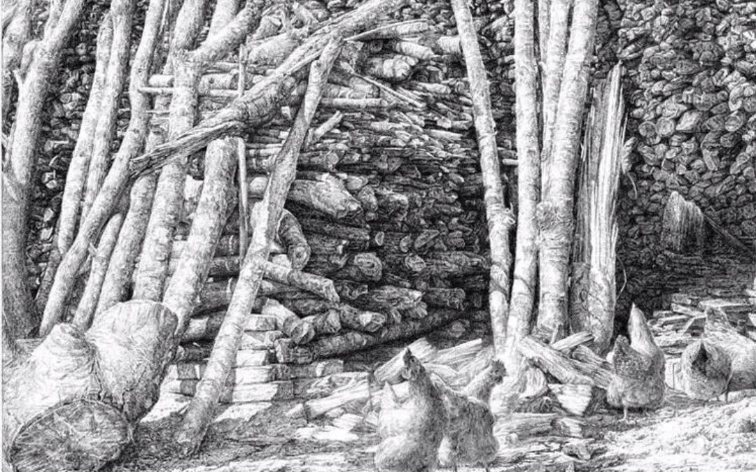 【钢笔画】中国写实钢笔画实力派画家徐亚华钢笔画风景画欣赏