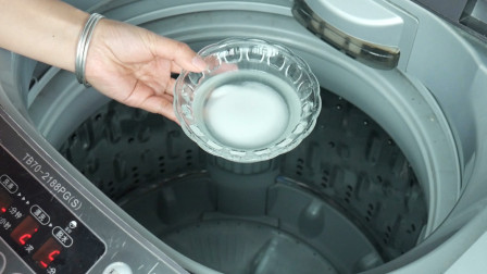 原来清洁洗衣机这么简单,不用拆,3个步骤细菌污垢洗干净