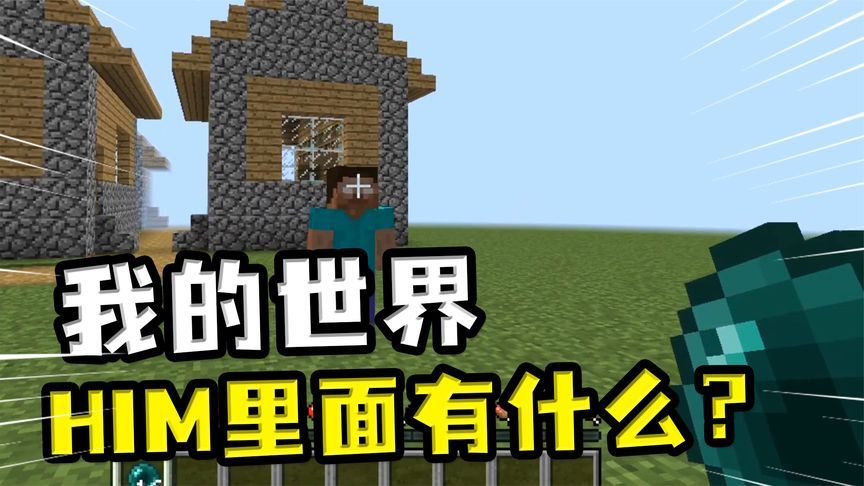 我的世界:him里面有什么?进入him内部,看到初代mc画面
