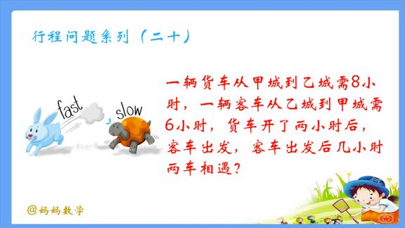 六年级行程问题,仔细审题找出相遇路程,这题没问题!