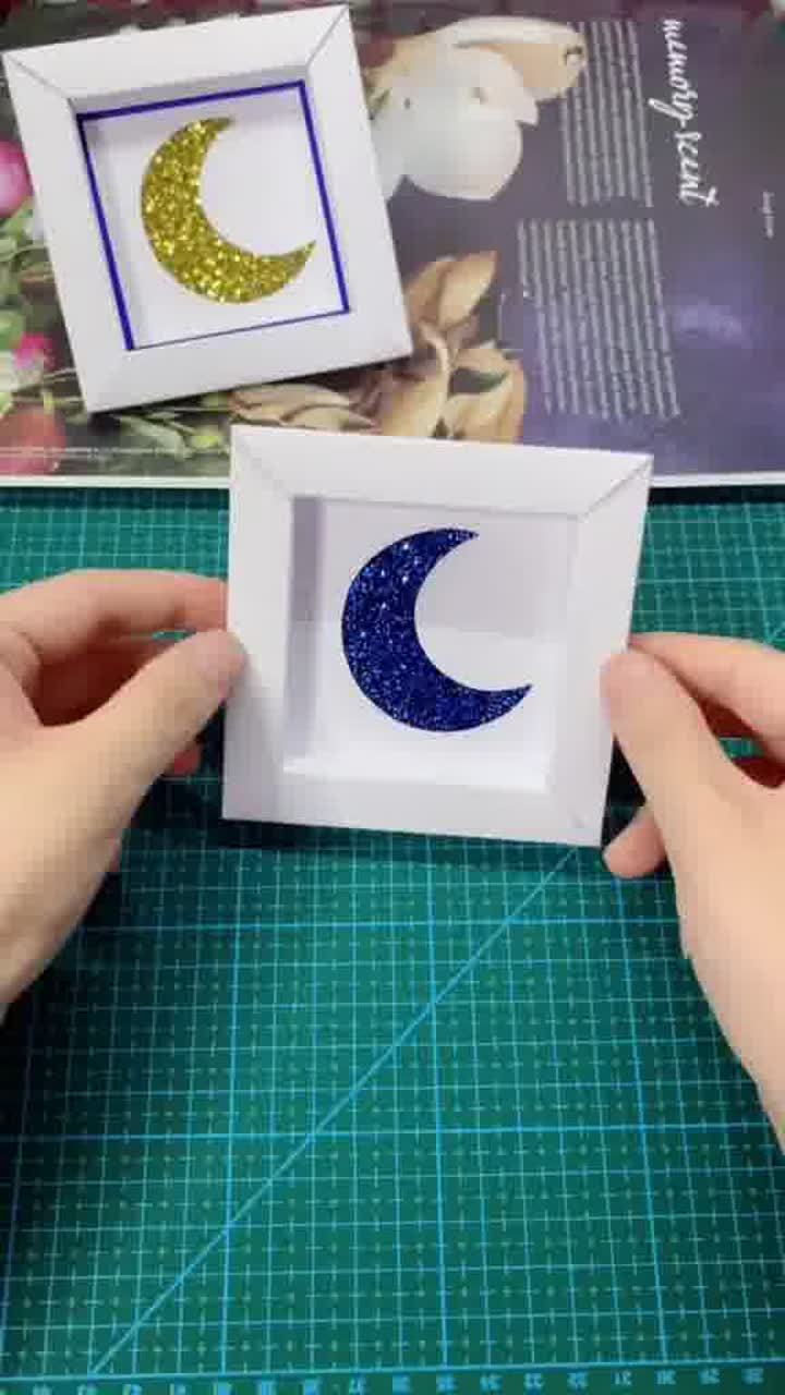 月亮相框画,这款最简单的做法,你喜欢吗