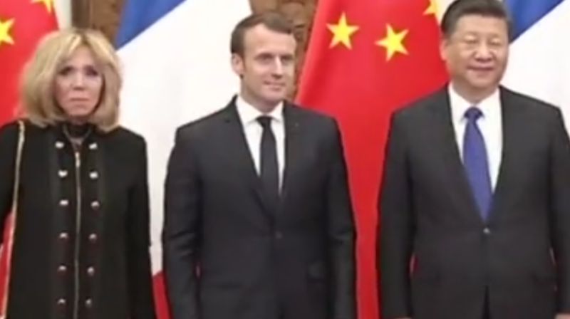 这件事中国坚持 美国退缩 现在法国总统亲自登门道谢