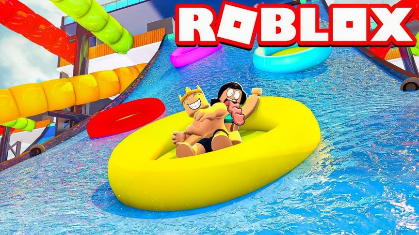 Roblox泳池派对模拟器!高空冲浪暑假乐翻天!咯咯多解说