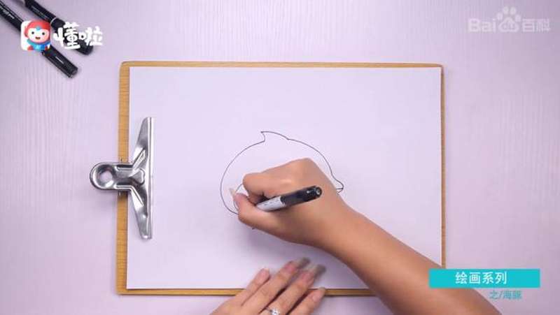 简笔画海豚容易上手