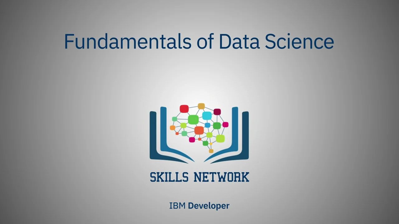 Fundamentals of Data Science(第2课)