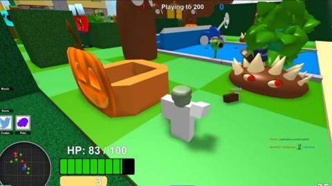 「Roblox植物大战僵尸」花园战争模拟器 向日葵精彩操作获得MVP