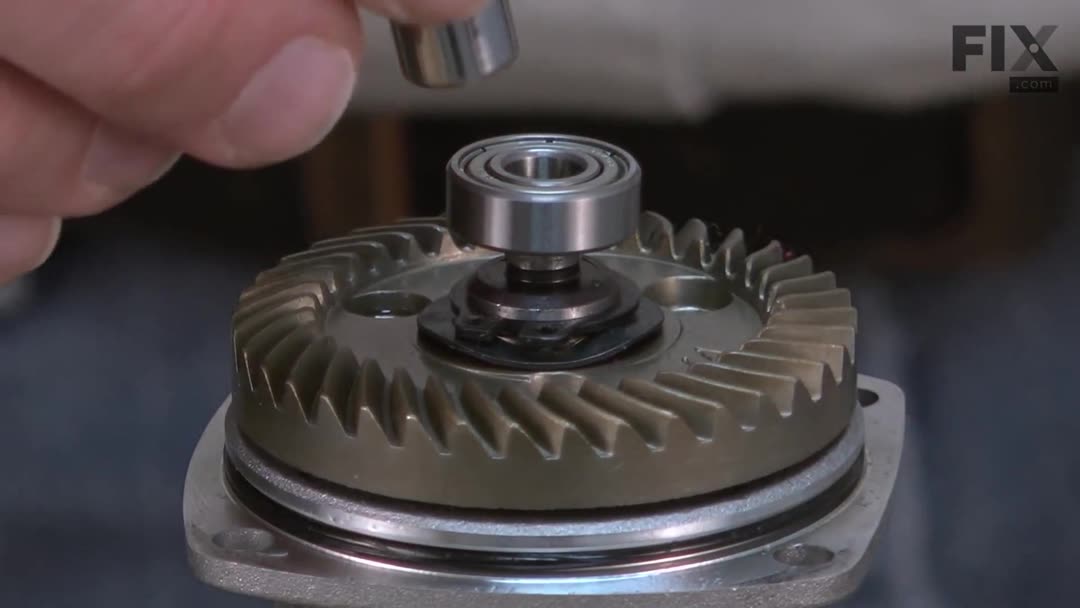 角磨机修理-如何更换齿轮-看看高手的