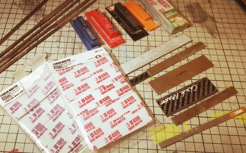 职业模型师常用打磨工具分享