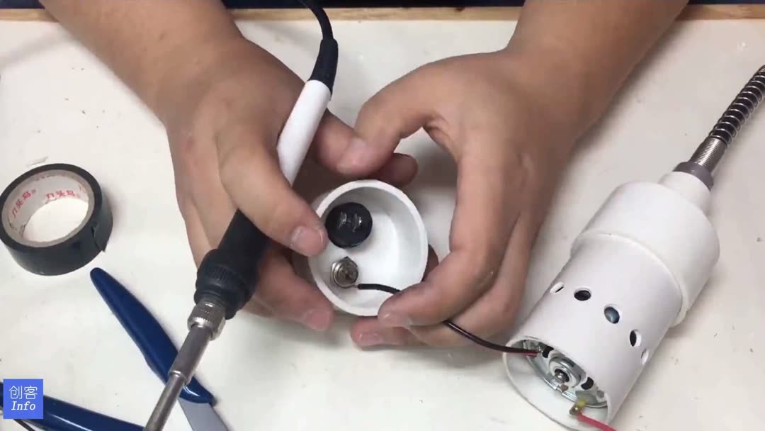 如何使用775电机和PVC管制作电磨笔驱动