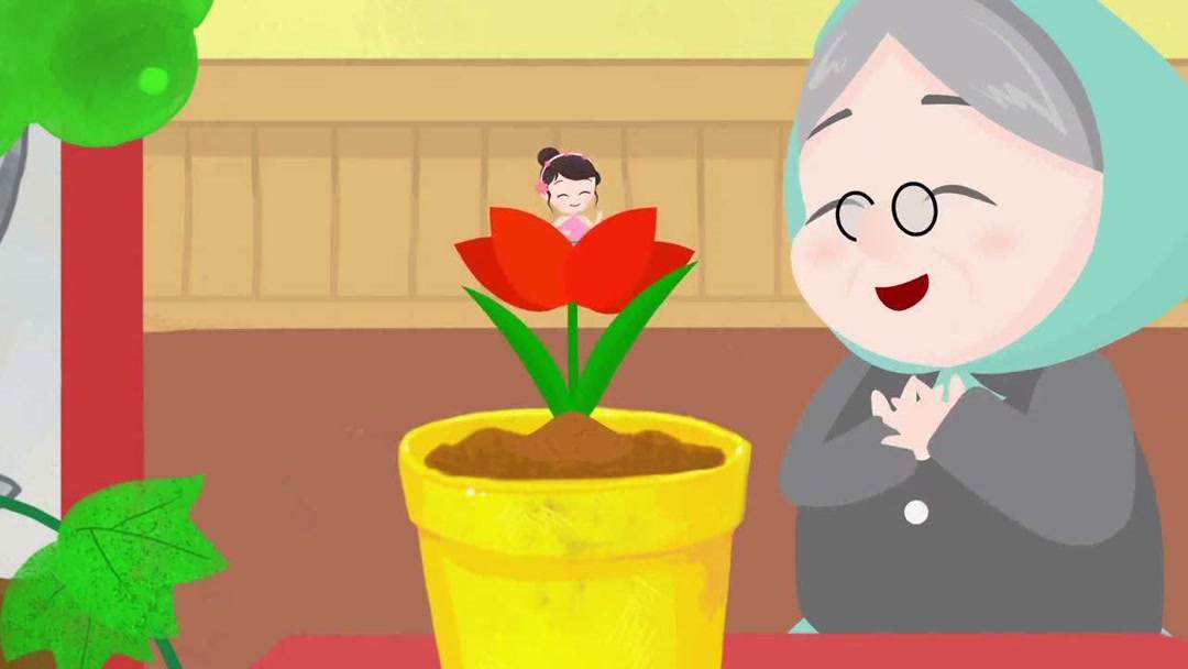 睡前童话故事:拇指姑娘——第一集