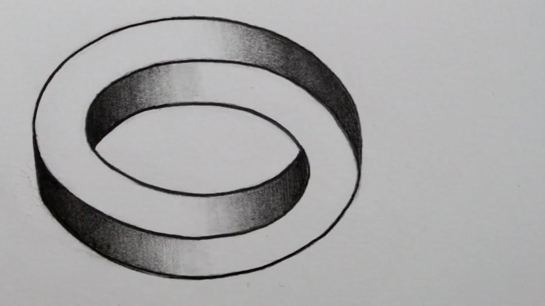 如何画一个不可能的圆环
