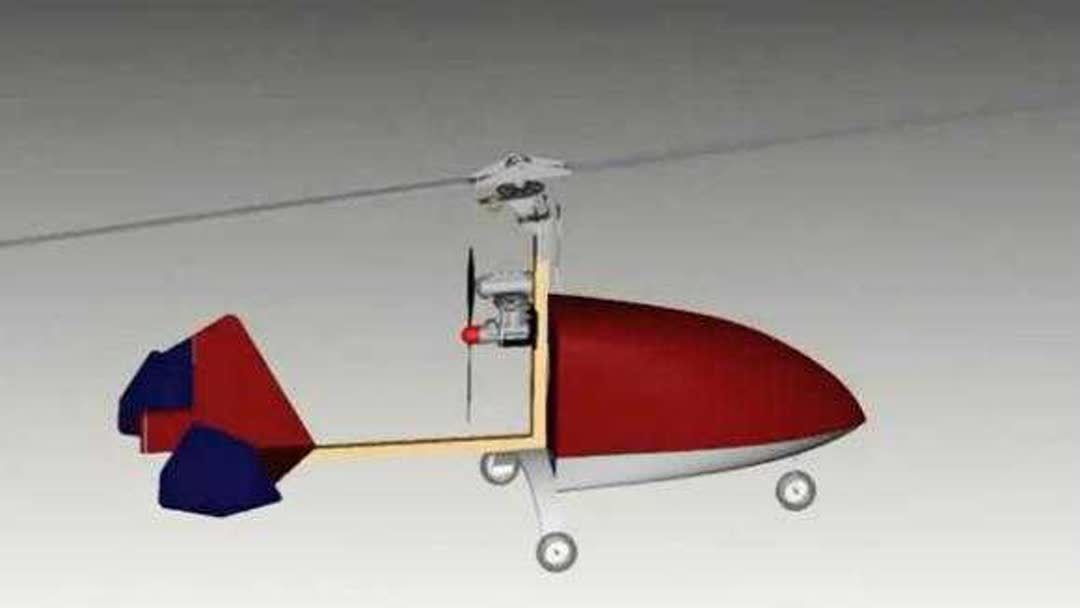 3D动画旋翼机模型组装完整过程,非常好的学习视频