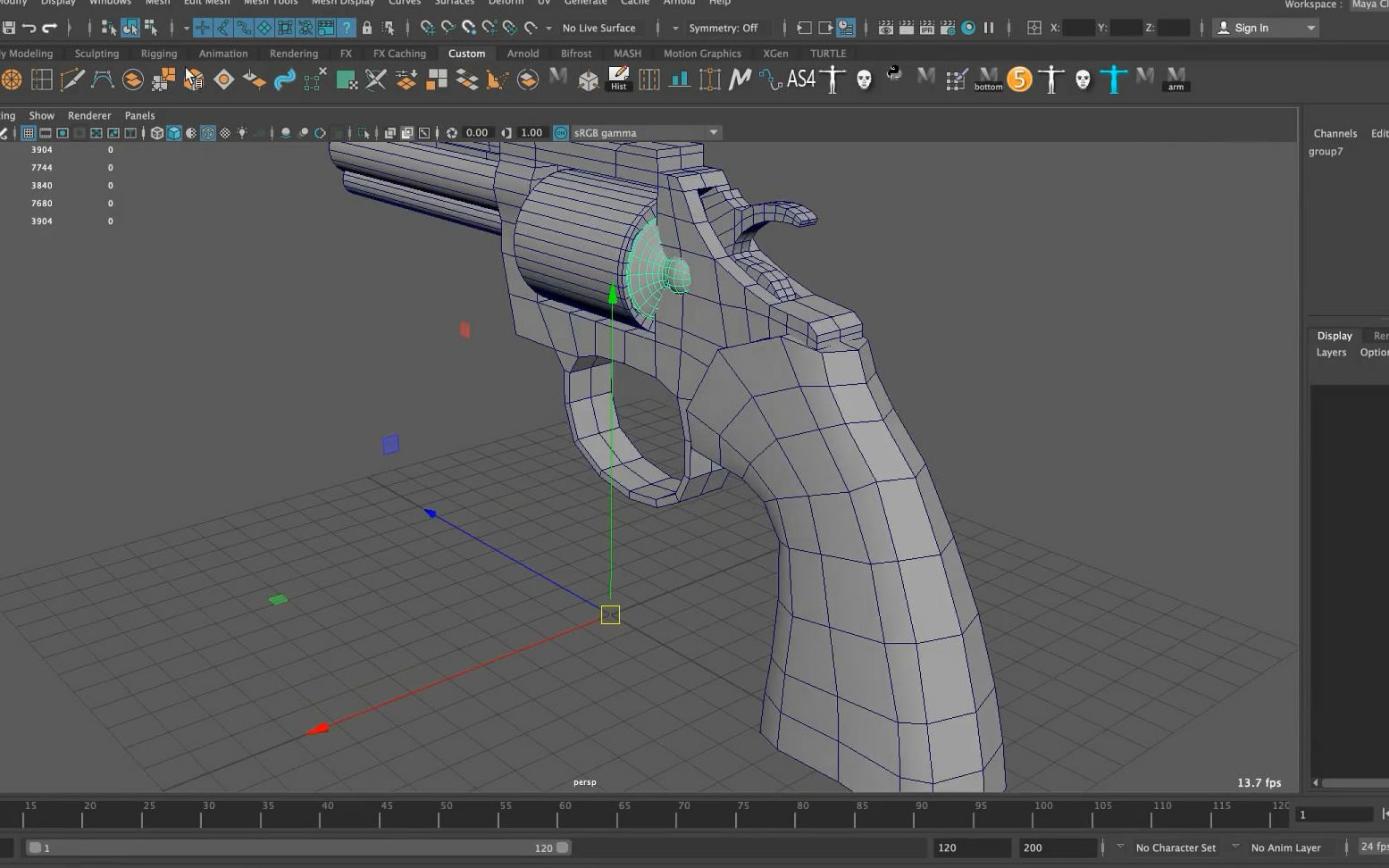 【3D设计】三维武器类建模设计