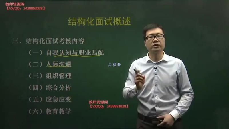 教师资格证面试-结构化(一)「第1课时」第1讲 结构化面试概述