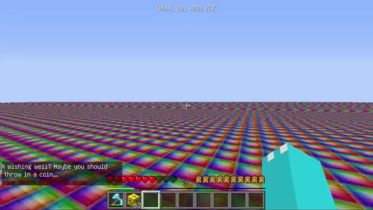 我的世界:普通幸运方块开出无尽胸甲!我运气来了