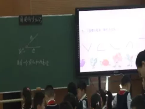 苏教版小学二年级数学下册七角的初步认识1、角的初步认识-薛老师(配...