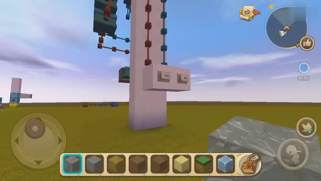 迷你世界通往天堂的电梯